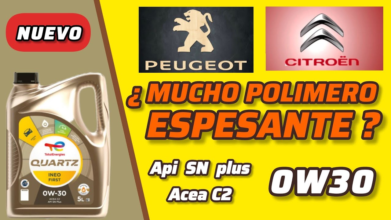 Total Ineo First 0w30 Api SN plus Acea C2 - YouTube