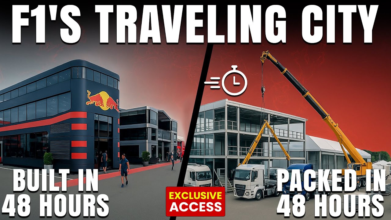 Inside F1's Secret City: How The Paddock Travels The World | Behind The ...