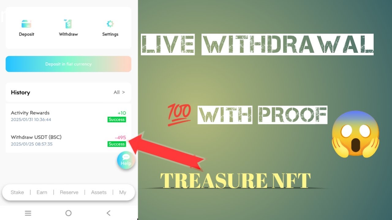 Treasure nft live withdrawal Rs150000 rupees - YouTube