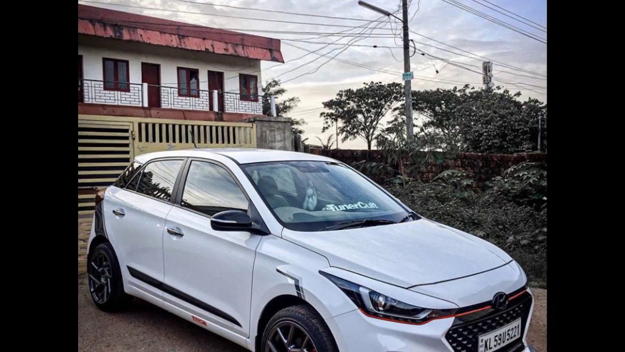 Hyundai I20 White Modified