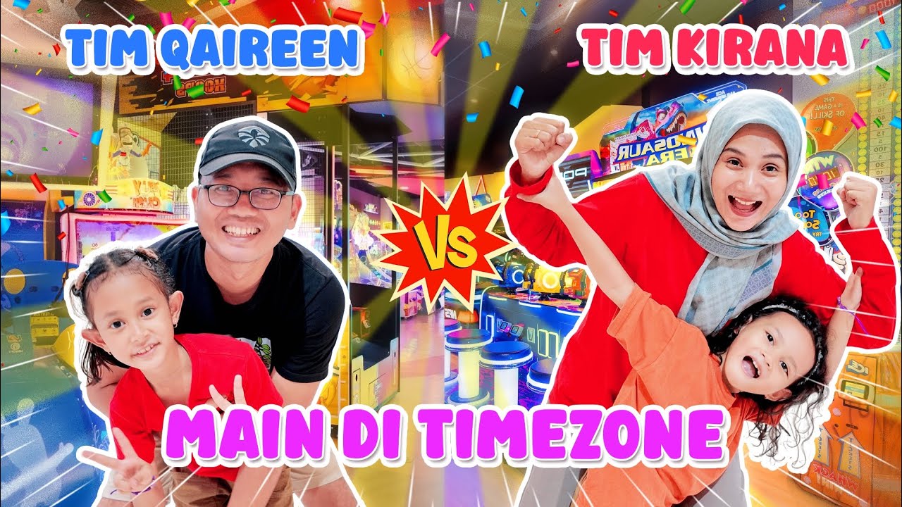 SERUU BANGEET‼️MAIN TIMEZONE TIM QAIREEN VS TIM KIRANA 😍 SIAPA MENANG 🥇 - YouTube