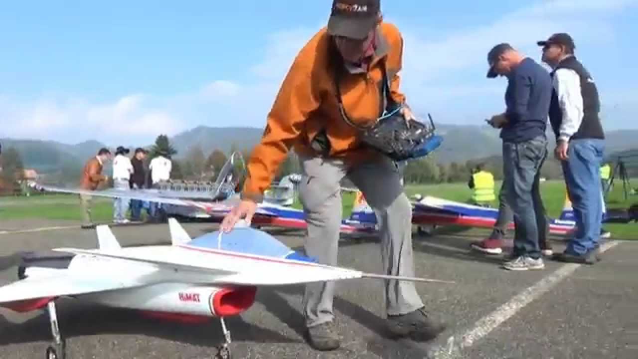 Rc Huge Himat Nasa Jet at Flugtag Hausen am Albis 2014 the Pilot is ...