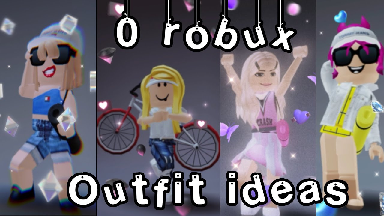 0 Robux Outfit Ideas - YouTube