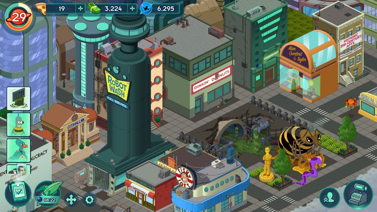 Futurama Worlds Of Tomorrow Early Access Gameplay Part 128 - Futurama ...