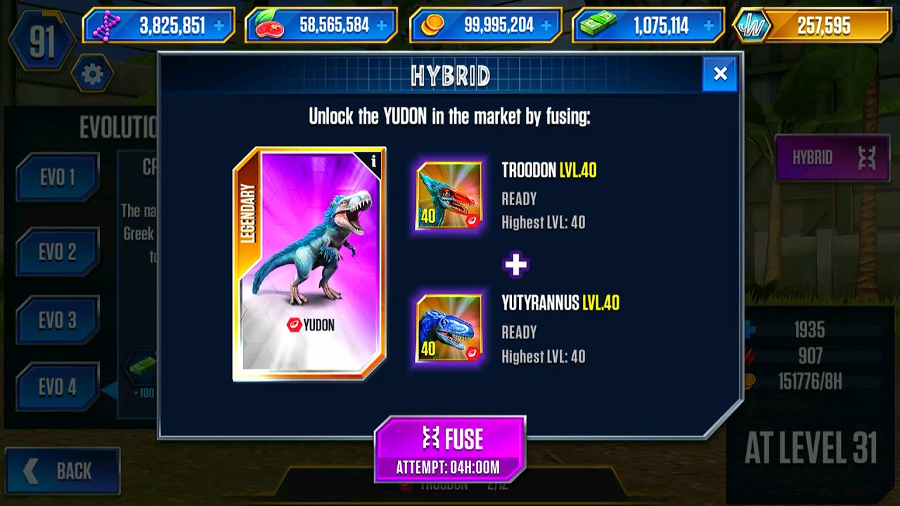 BUY TROODON AND UNLOCKED YUDON LEVEL 40 | HT GAME - YouTube