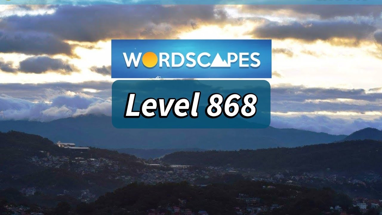 Wordscapes "DEPTH" level 868 gameplay | Answers | Solution - YouTube