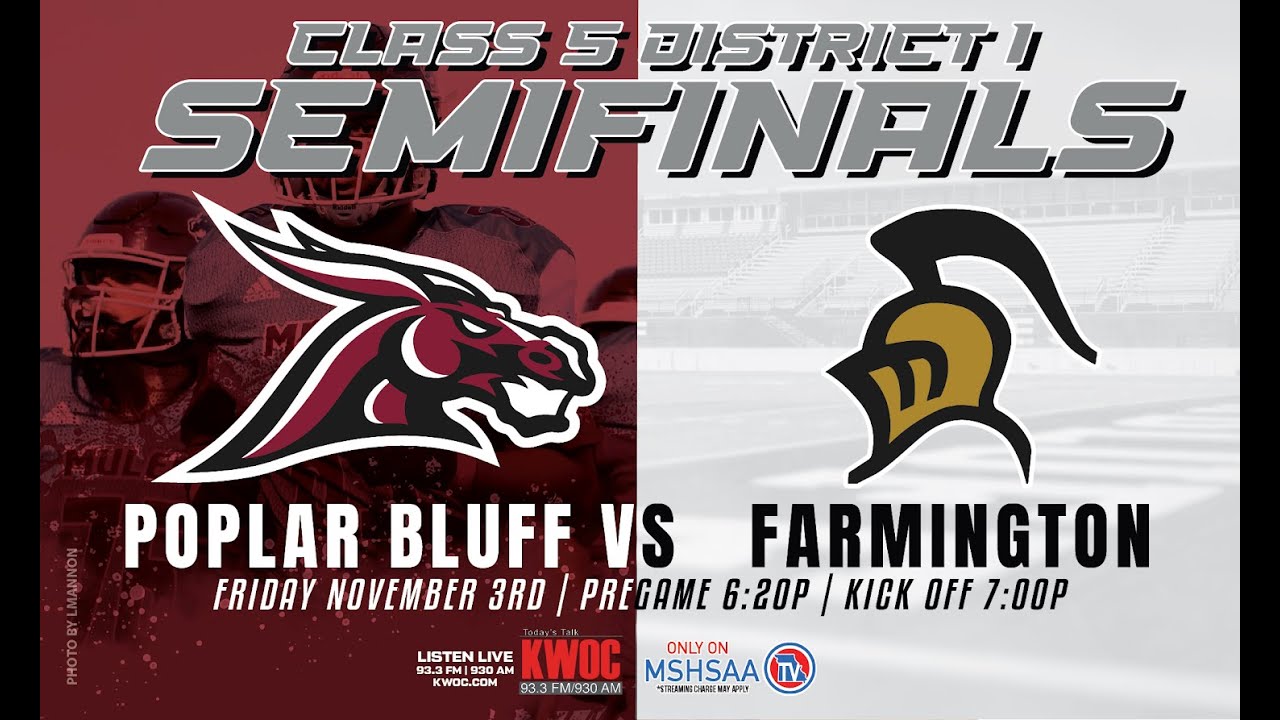 Class 5 District 1 semifinal game between the Farmington Knights and ...