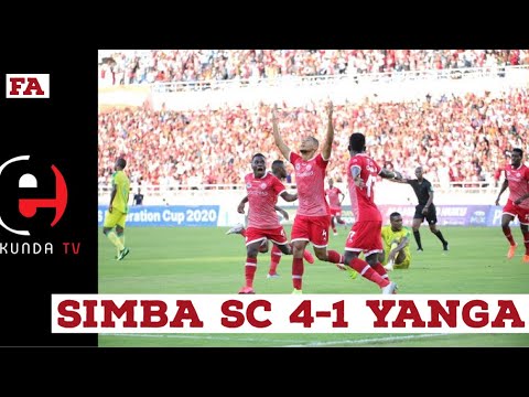 LIVE SIMBA 4-1 YANGA - YouTube