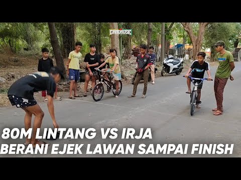 BALAPAN SORE HARI DI HUTAN BAMBU ‼️Lintang vs Irja | balap onthel surabaya