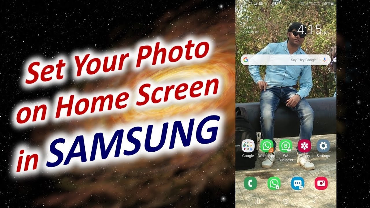 How To Set Your Photo On Home Screen In SAMSUNG YouTube how-to-set-your-photo-on-home-screen-in-samsung-youtube