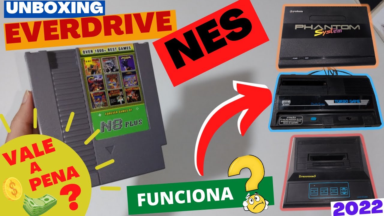 EVERDRIVE NES N8 PLUS do AliExpress: Unboxing e análise de ...