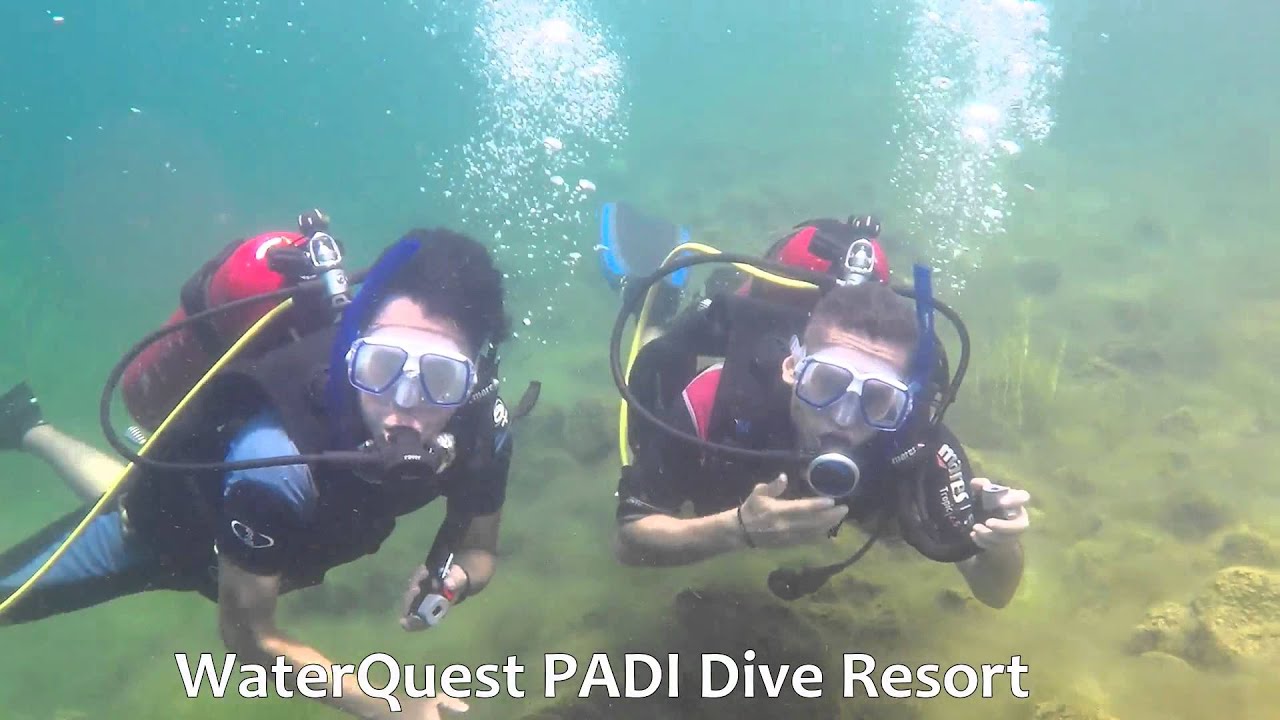 WaterQuest PADI Dive Resort Discover Scuba Diving - YouTube
