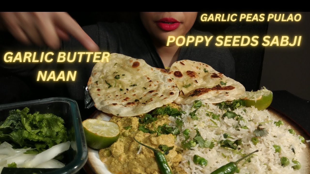 COOKING AND EATING POPPY SEEDS(KHUS KHUS) SABJI, GARLIC NAAN,GARLIC ...
