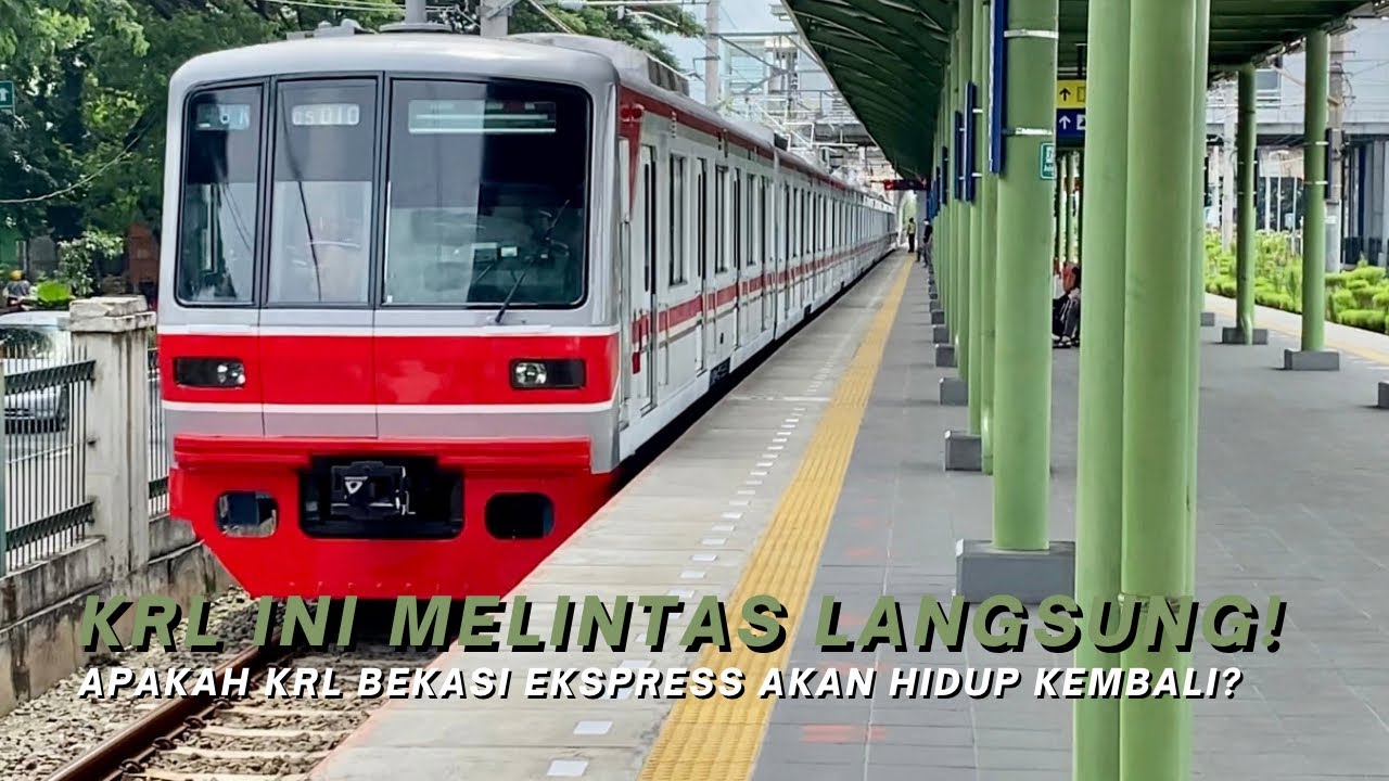 KRL Bekasi Ekspress Reborn?! | Kereta Api & KRL ngebut di Stasiun ...