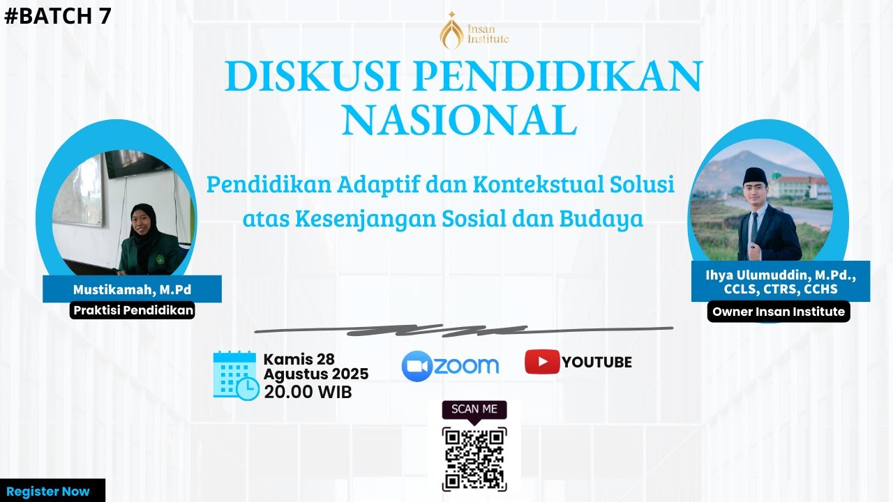 DISKUSI PENDIDIKAN NASIONAL I BATCH 7 - YouTube