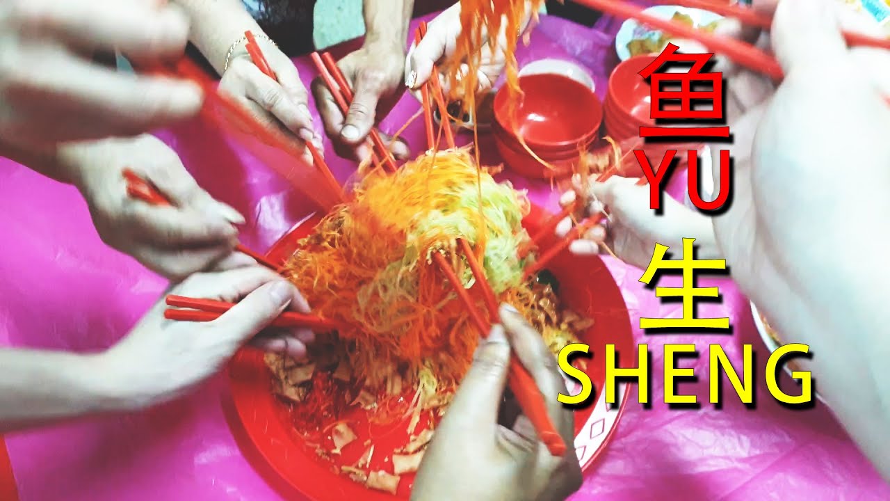 CHINESE NEW YEAR YU SHENG - Homecook CNY Dinner - YouTube