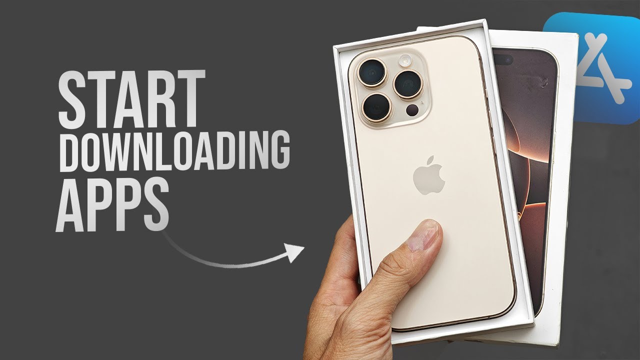 How to Start Downloading Apps on iPhone (guide) - YouTube