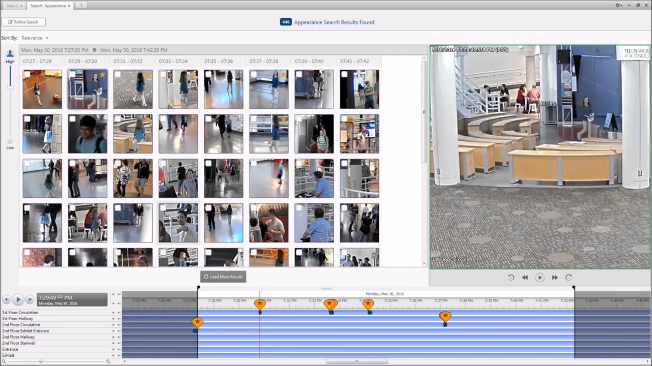 Avigilon Appearance Search - Finding a person - YouTube