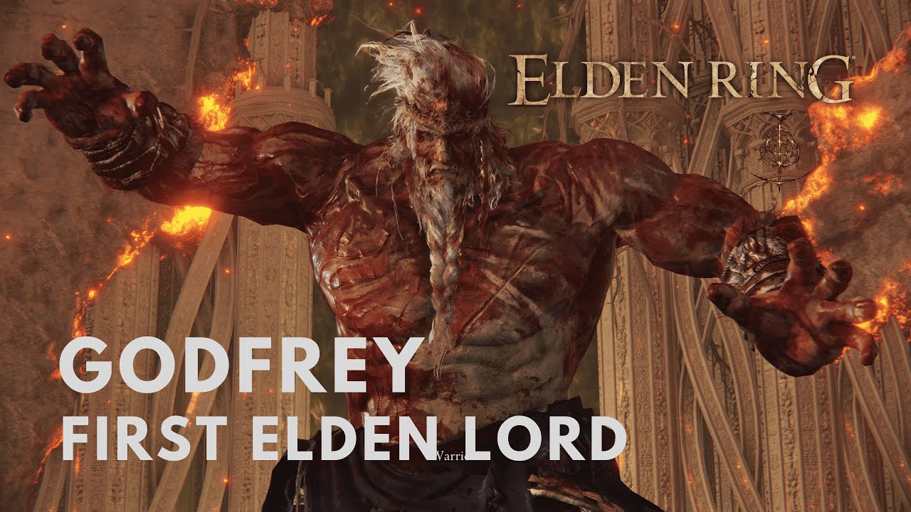Elden Ring - Godfrey, First Elden Lord Boss Fight (2K 60FPS) - YouTube
