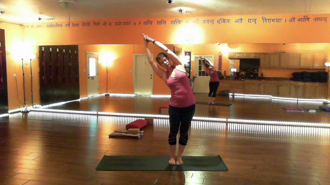 Mountain Pose- Tadasana & Standing Back-Bend - Anuvrittasana - YouTube
