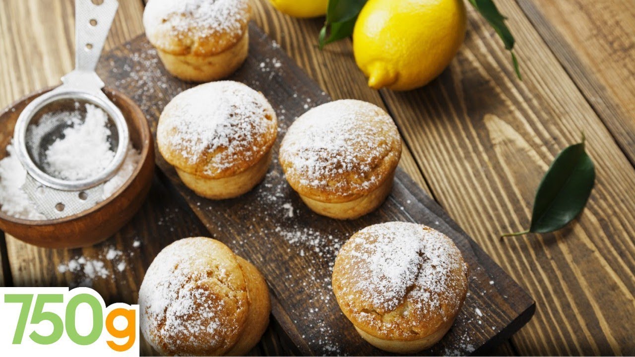 Recette de Muffins au citron - 750g - YouTube