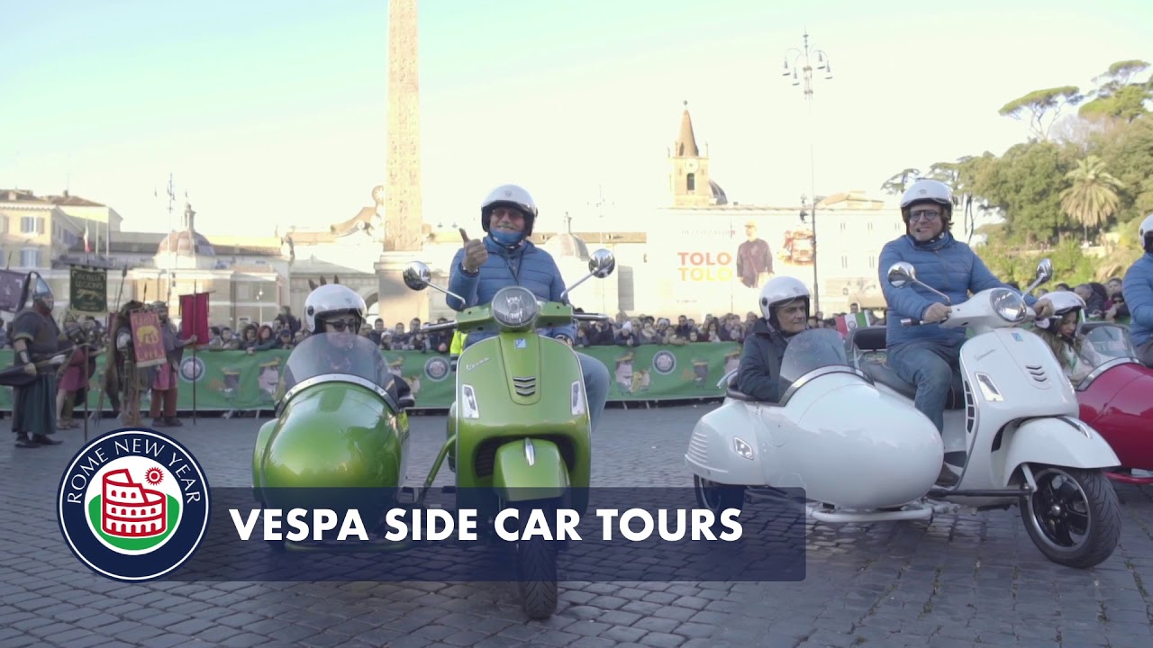 Vespa Sidecar Tours, Roma, Lazio, Italia - YouTube