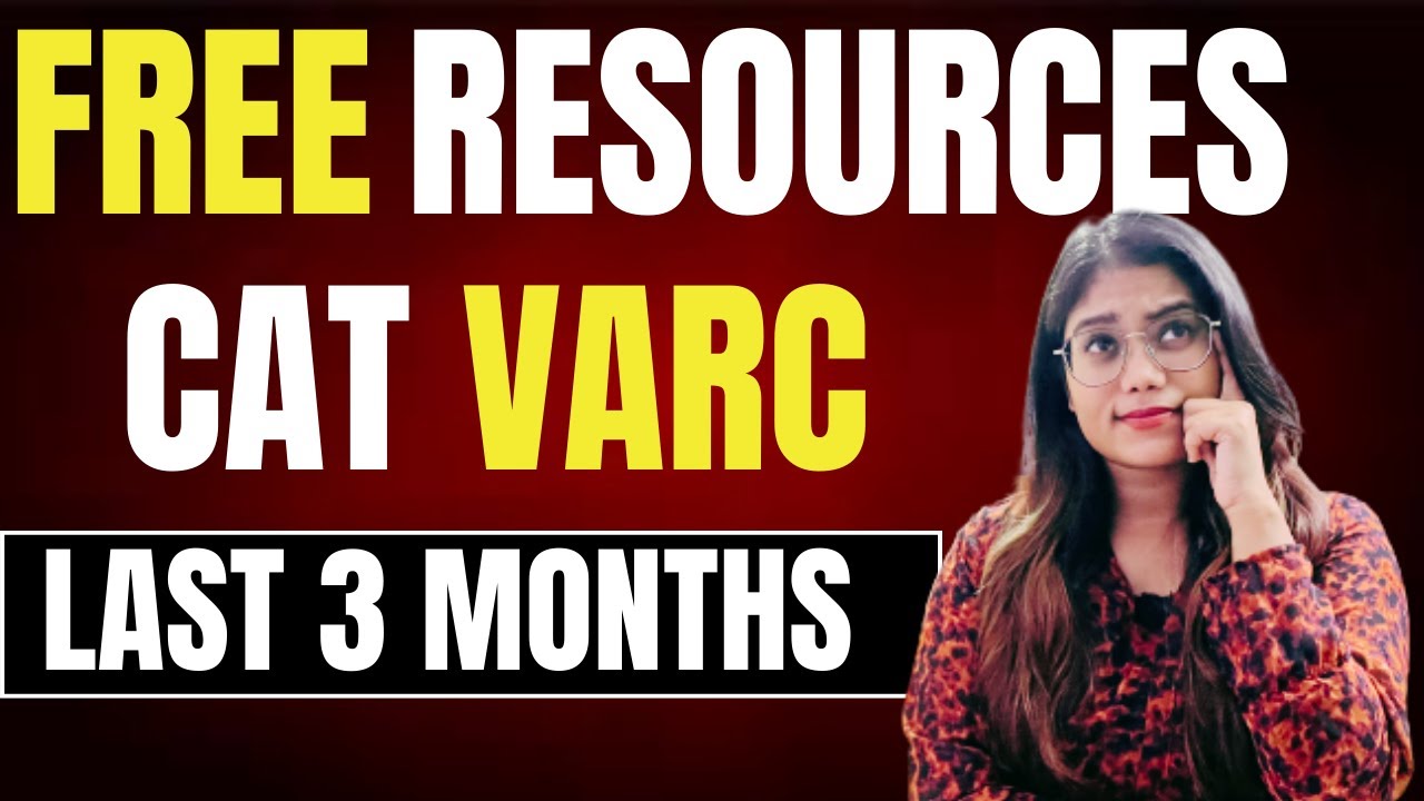 CAT VARC FREE RESOURCES 📚 - 75 DAYS LEFT TO CAT EXAM | CAT 2023 ...
