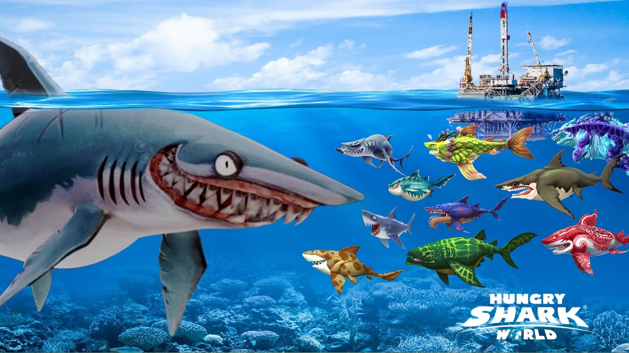BIG MAKO SHARK EAT ALL SHARK HUNGRY SHARK WORLD - BIG SHARK - HUNGRY ...