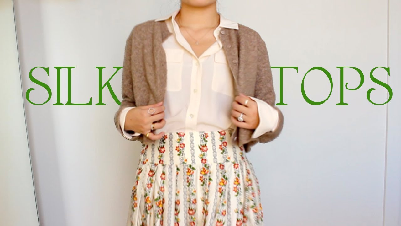 HOW TO STYLE SILK TOPS | Silk shirt collection, ways to wear silk ...