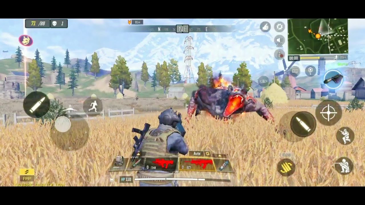 I kill the boss/giant fox call of duty Mobile - YouTube