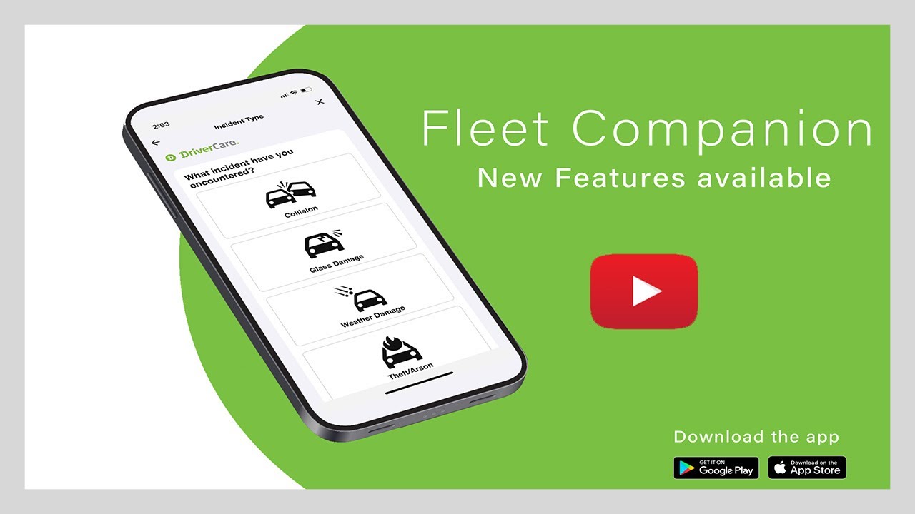 DriverCare Fleet Companion Mobile App - YouTube