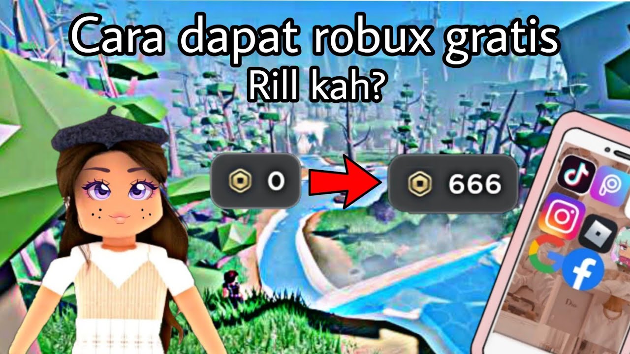 Cara mendapatkan robux gratis beneran gak ya?😮 - YouTube