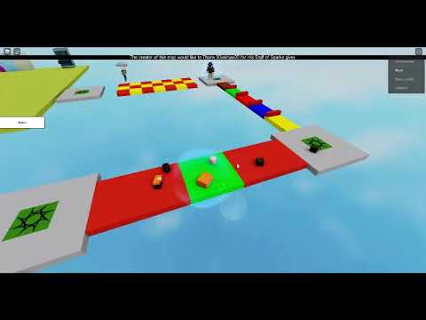Completing a short obby in roblox. - YouTube