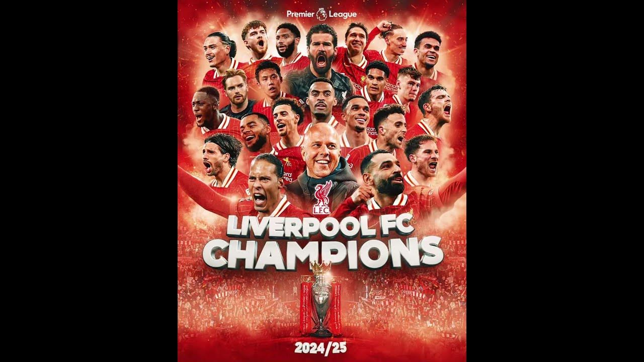 Liverpool FC Are Premier League Champions 2024:25 #epl #football #shorts #klopp - YouTube