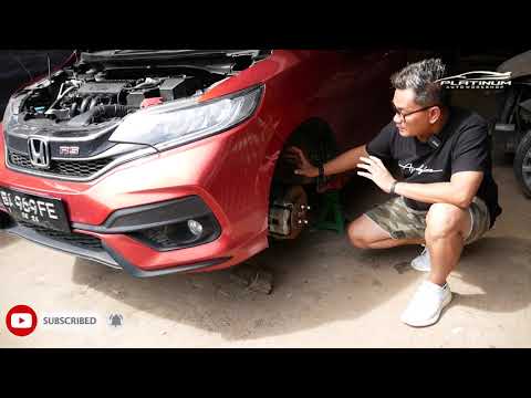 CARA PASANG AIRSUSPENSI ,HONDA JAZZ GK5 JADI GANTENG DI PASANG AIRSUSPENSI !!