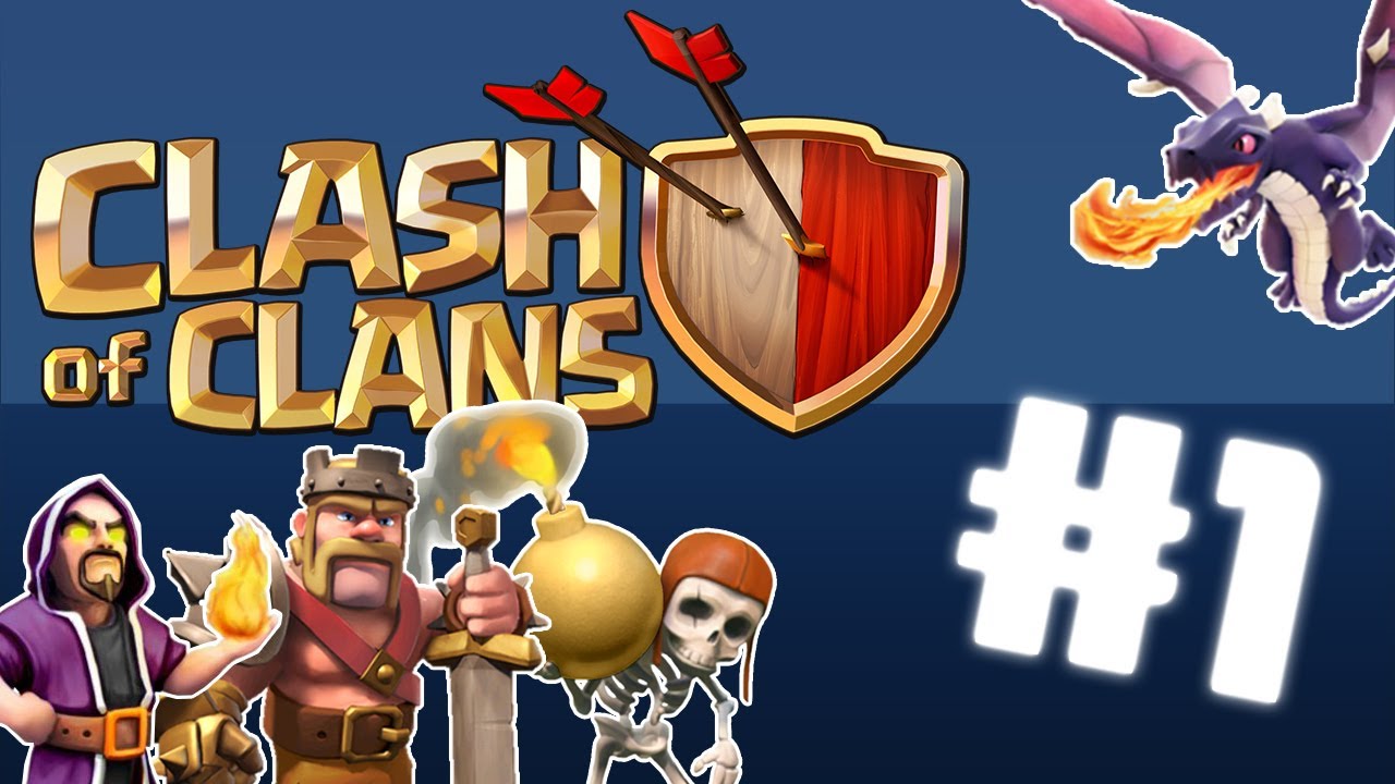 Clash of Clans Fight #001 Barbarenkönig Action - YouTube