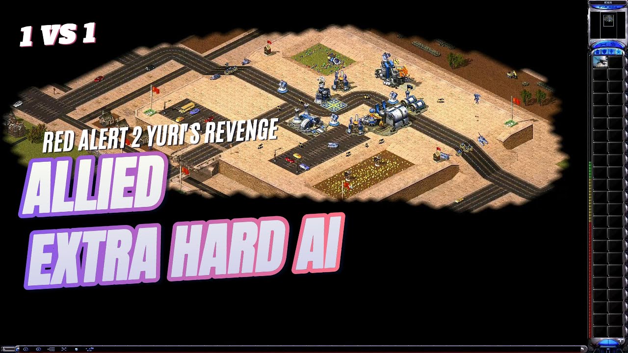 !!!ALLİED RED ALERT 2 YURİ'S REVENGE!!!EXTRA HARD AI!!!1 VS 1!!!4K HD 60FPS. - YouTube