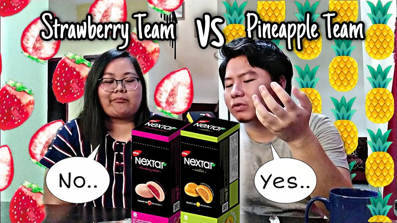TRYING INDONESIAN NASTAR & STRAWBERRY COOKIES FROM NEXTAR NABATI ...
