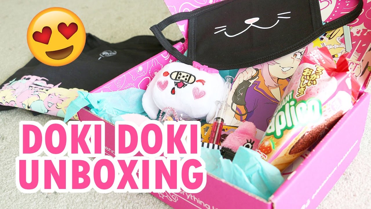 Doki Doki Japan Crate Unboxing October 2016 - YouTube