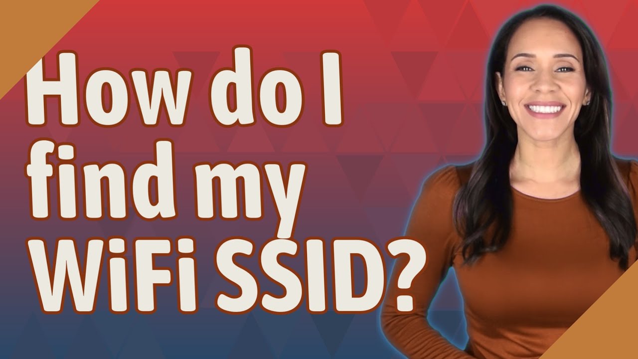 How do I find my WiFi SSID? - YouTube