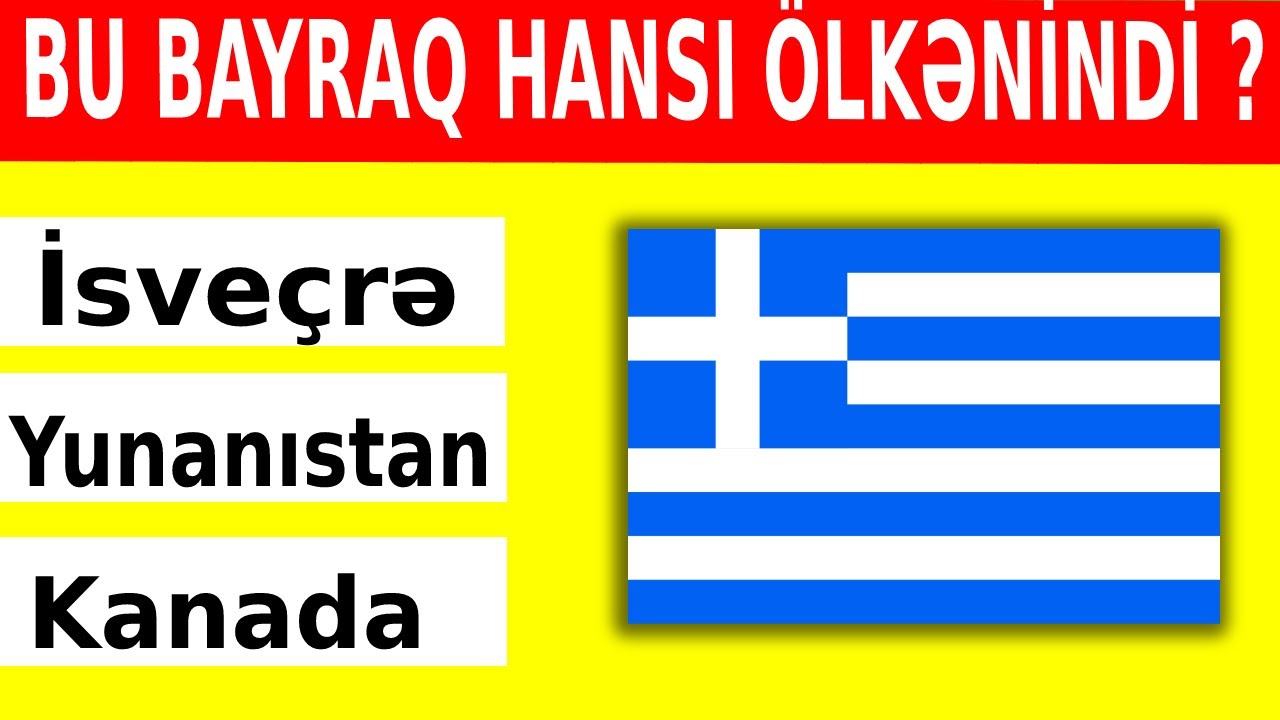 Bayraqlar Hansı Ölkəyə Məxsusdur | Tap Tapmaca 2023 - YouTube