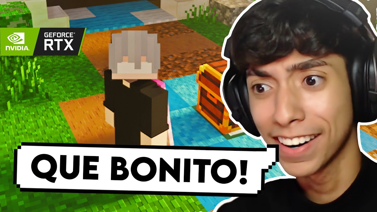 JOGANDO O BEDWARS DO MINECRAFT BEDROCK COM RTX ON - YouTube