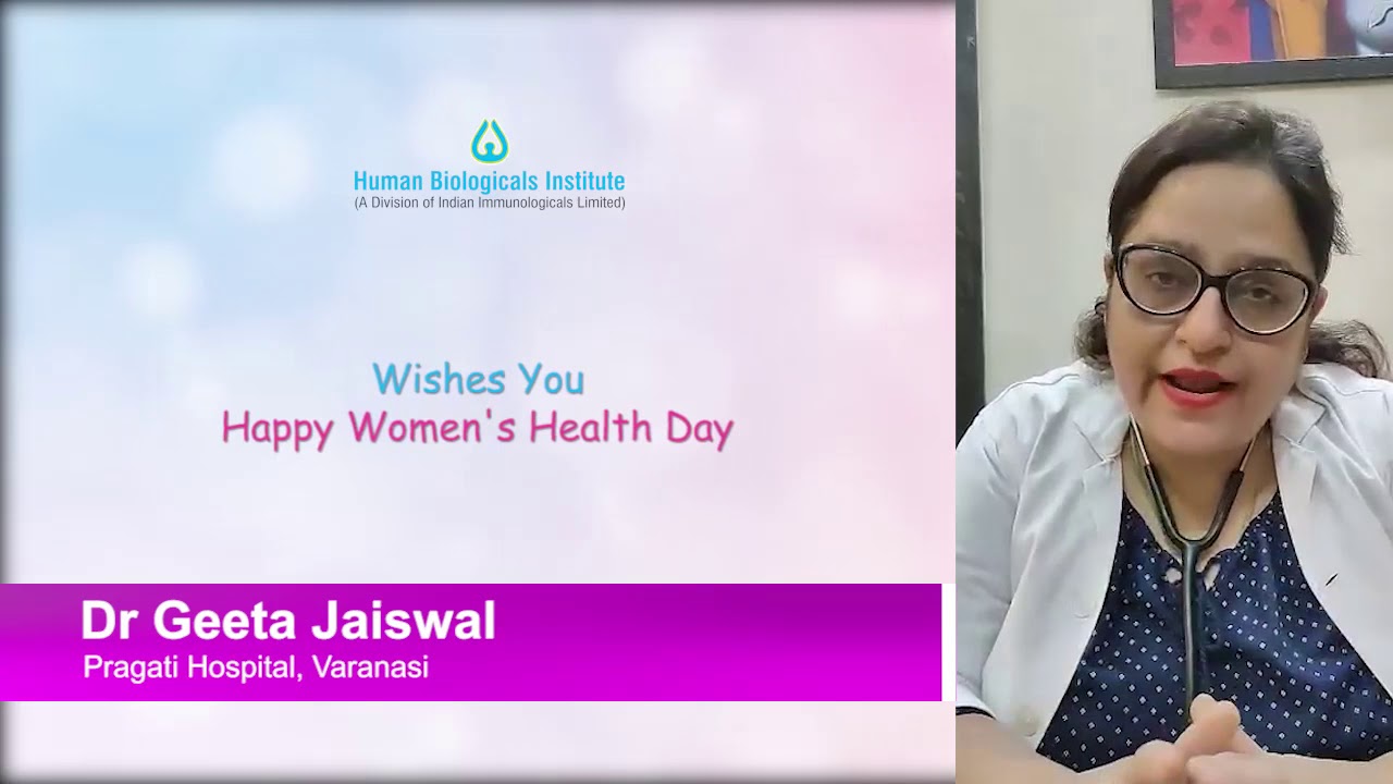 Dr Geeta Jaiswal sharing thoughts on "Wellness for Women" - YouTube