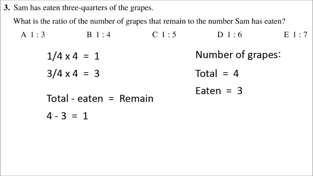 Q3 UKMT Junior maths challenge 2019 explained - YouTube