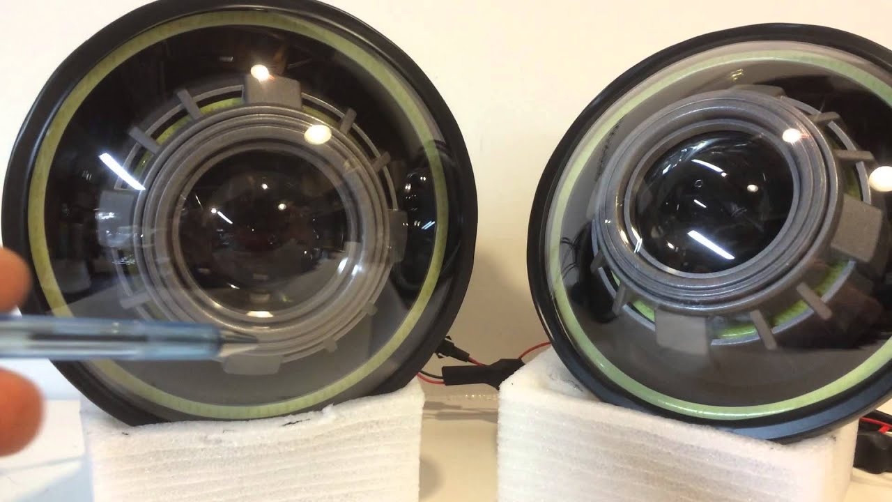 Jeep Wrangler HID projectors headlights 7 inch sealed MONSTER Shrouds ...