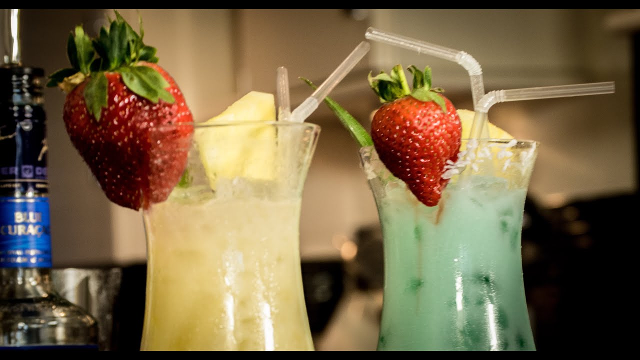 Pina Colada & Blue Hawaiian Cocktail | ReMixers - YouTube