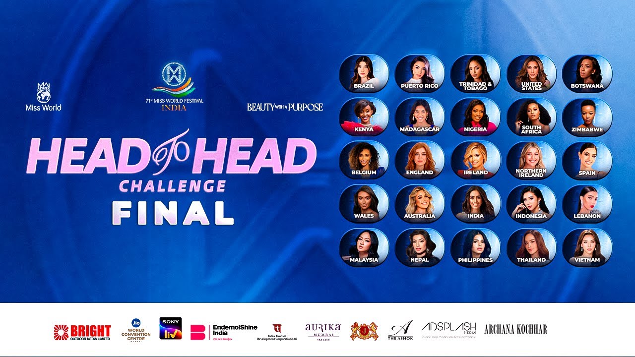 71st Miss World Head to Head Challenge | Delhi - India - YouTube