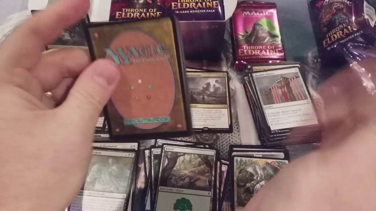 MTG Burgeoning Episode 56: Box #2 of THRONE OF ELDRAINE. COLLECTOR ...