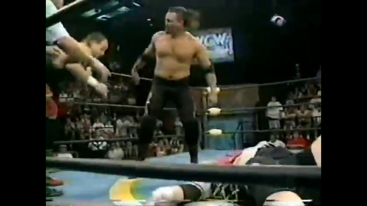 Public Enemy vs Jobber Johnny Greco & Butch Long WCW Saturday Night ...