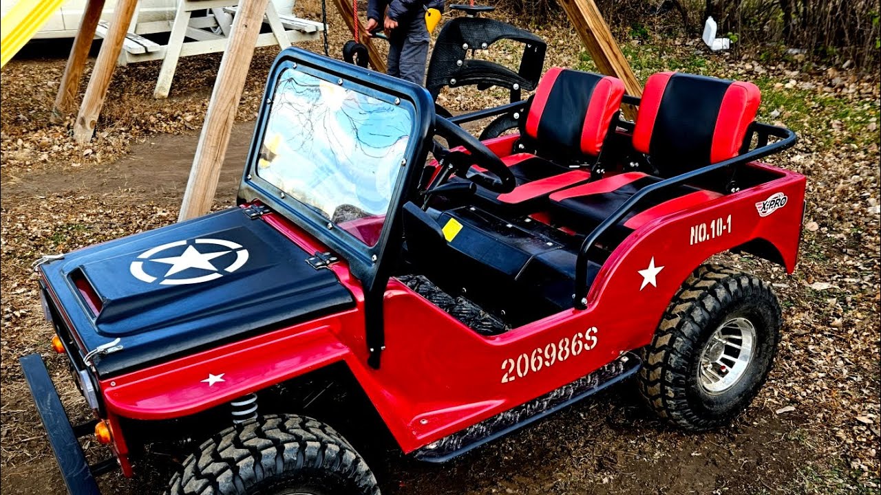 Cruising The X-Pro Mini Jeep - YouTube